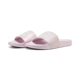 Badesandale Puma "LEADCAT 20 PERLA", Damen, Gr. 37, rosa (powder pink, Puma wei&szlig;), Synthetik, unifarben, Schuhe, Badelatschen