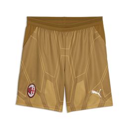 Sporthose Puma "AC Milan 26/27 Torwartshorts Herren", Gr. L, Normalgr&ouml;&szlig;en, gold (archive gold schwarz gelb), Obermaterial: 100% Polyester. Besatz: 12% Elasthan, 88% Polyester. Einsatz: 100% Polyester, regular fit, Hosen Sporthose