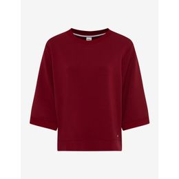 Brax Damen Sweatshirt Style BERTA M wine red, dunkelrot, Gr. 34