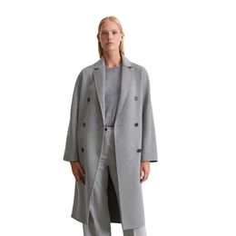 Marc O'Polo Wollmantel MARC O'POLO "aus Doubleface-Wolle-Mix", Damen, Gr. 40, grau (light grau melange), Obermaterial: 50% Wolle, 50% Polyester, unifarben, loose fit, M&auml;ntel