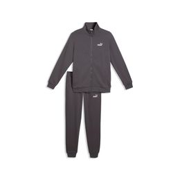 Trainingsanzug Puma "ESS SWEAT SUIT FL", Herren, Gr. XXL, moody gray, Fleece, Obermaterial: 66% Baumwolle, 34% Polyester, bedruckt, regular fit, Sportanz&uuml;ge Trainingsanzug, f&uuml;r entspannte Tage, f&uuml;r vielseitige Aktivit&auml;ten