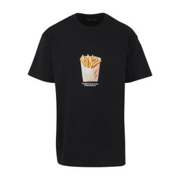 T-Shirt "Upscale by Mister Tee Small Fries Heavy Oversize Tee", Jungen, Gr. M, schwarz, 100% Baumwolle, UPSCALE BY MISTER TEE, bedruckt, oversize, Rundhals, Shirts T-Shirt