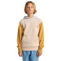 Kapuzensweatshirt Billabong "Arch Block Po", Jungen, Gr. 12(148-156cm), braun, Obermaterial: 55% Baumwolle, 25% Baumwolle, 20% Polyester., Sweatshirts