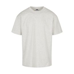 T-Shirt Urban Classics "Urban Classics Herren Heavy Oversized Tee", Jungen, Gr. S, wei&szlig; (lightgrau), 100% Baumwolle, unifarben, oversize, Rundhals, Shirts T-Shirt