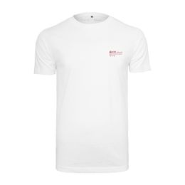 T-Shirt MisterTee "MisterTee Herren That Noise Tee", Jungen, Gr. XL, wei&szlig;, 100% Baumwolle, unifarben, normal, Rundhals, Shirts T-Shirt