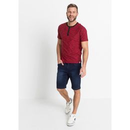 T-Shirt Catamaran "Kurzarm-Shirt", Jungen, Gr. 44/46, rot, schwarz, gestreift, 100% Baumwolle, gemustert, gestreift, Rundhals, Shirts T-Shirt