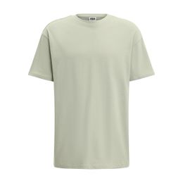 T-Shirt Urban Classics "Urban Classics Herren Heavy Oversized Tee", Jungen, Gr. M, beige (softsalvia), 100% Baumwolle, unifarben, oversize, Rundhals, Shirts T-Shirt