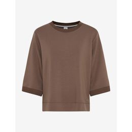 Brax Damen Sweatshirt Style BERTA M warm greige, hellbraun, Gr. 34