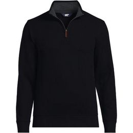 LANDS' END Rei&szlig;verschluss-Pullover aus Bedford-Ripp f&uuml;r Herren, Herren, size: regular, Pink, Baumwolle, by Lands' End