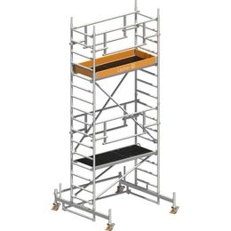 Layher Uni Leicht P2 SAFETY PLUS mit Doppelgel&auml;nder Typ 1423203 - Standh&ouml;he: 3.26 m