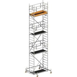 Layher Uni Leicht P2 SAFETY PLUS mit Doppelgel&auml;nder Typ 1423206 - Standh&ouml;he: 6.26 m