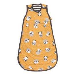 Babyschlafsack SCHLUMMERSACK "Schlafsack ohne F&uuml;&szlig;en 1.0 Tog" Gr. 70, gelb (panda), Schlafs&auml;cke, Baby, L: 70cm, Obermaterial: 100% Baumwolle CO., L:70cm