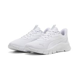 Sneaker Puma "FlexFocus Lite Modern Sneakers Jugendliche", Jungen, Gr. 35,5, wei&szlig; flat light gray, Obermaterial: Textil, Synthetik. Futter: Textil. Innensohle: Textil. Laufsohle: Synthetik, Gummi, Schuhe Sneaker
