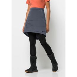 A-Linien-Rock Jack Wolfskin "ALPENGLUEHEN SKIRT W", Damen, Gr. M (38/40), blau (schwarz, navy), Obermaterial: 87% Polyamid, 13% sonstige Fasern. Futter: 100% Polyester. F&uuml;llung: 100% Polyester, R&ouml;cke A-Linien-Rock