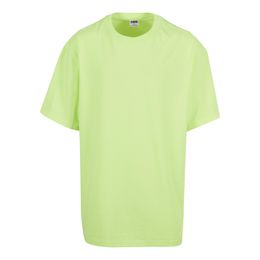 T-Shirt Urban Classics "Urban Classics Herren Tall Tee", Jungen, Gr. M, gr&uuml;n (electriclime), 100% Baumwolle, unifarben, oversize, Rundhals, Shirts T-Shirt