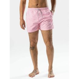 Badeshorts TEESHOPPEN "TEESHOPPEN Swim shorts Swimshorts", Herren, Gr. XL, Normalgr&ouml;&szlig;en, rosa (light rot), Obermaterial: 100% Polyester, Badehosen Badeshorts