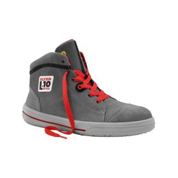 Sicherheitsschuh Elten "Vintage Mid" Gr. 44, grau, 44, Obermaterial: 100% Rindsleder Leather cow., Schuhe