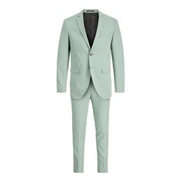 Jack & Jones PlusSize Anzug "JPRFRANCO SUIT NOOS PLS", Herren, Gr. 66, N-Gr, iceberg gr&uuml;n, Web, Obermaterial: 78% Polyester, 17% Viskose, 5% Elasthan, JACK & JONES PLUSSIZE, unifarben, slim fit, Anz&uuml;ge, aus Polyester, Viskose und Elasthan, Slim Fit Passform, pflegeleicht