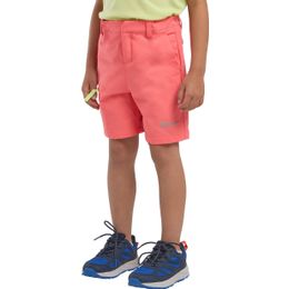 Shorts Jack Wolfskin "TURBULENCE SHORTS K", M&auml;dchen, Gr. 152, Normalgr&ouml;&szlig;en, rosa (sunset, coral), Obermaterial: 100% POLYESTER. Futter: 100% POLYESTER, Hosen Shorts