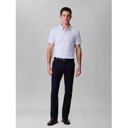 Chinohose Calvin Klein "SLM CTTN STRTCH CHN", Herren, Gr. 36, L&auml;nge 34, blau (schwarz sapphire), Web, Obermaterial: 90% Baumwolle, 8% Elastomultiester, 2% Elasthan, unifarben, slim fit lang, Hosen Chinohose, Mit G&uuml;rtelschlaufen