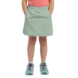 Skort Jack Wolfskin "SUN SKORT G", M&auml;dchen, Gr. 116, gr&uuml;nzinnia, Obermaterial: 100% POLYAMID. Futter: 100% POLYESTER, R&ouml;cke Skort