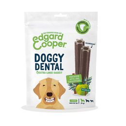 Edgard & Cooper Doggy Dental Apfel/Eukalyptus Hundesnacks Size L vegan 240g