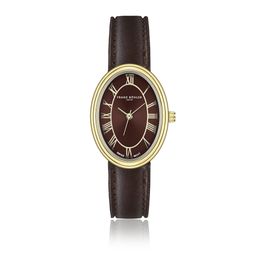 Quarzuhr FRANZ B&Ouml;HLER "BD2-S034G", braun, Armbanduhren, Damen, Quarzuhr