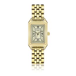 Quarzuhr FRANZ B&Ouml;HLER "BC9-B094G", gold, Armbanduhren, Damen, Quarzuhr