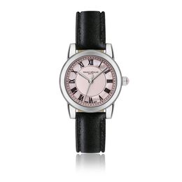Quarzuhr FRANZ B&Ouml;HLER "BD7-S014S", schwarz, Armbanduhren, Damen, Quarzuhr