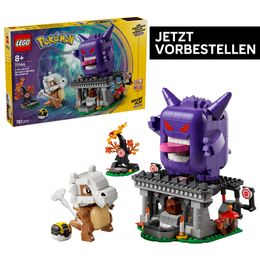 Konstruktionsspielsteine Lego "SMART Play: Tragossos und Gengars Gruselduell (72166), Lego Pok&eacute;mon", bunt, Spielbausteine, Kinder, Kunststoff, Mit SMART Brick kombatibel (nicht enthalten)