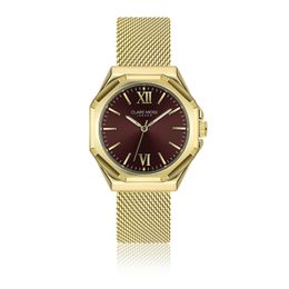 Quarzuhr CLARE MOSS "CMC1-B038G", gold, Armbanduhren, Damen, Quarzuhr