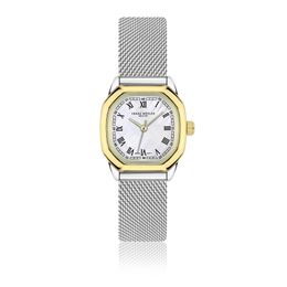Quarzuhr FRANZ B&Ouml;HLER "BD4-B014S", silber, Armbanduhren, Damen, Quarzuhr