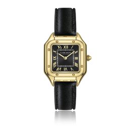 Quarzuhr CLARE MOSS "CMD1-S014G", schwarz, Armbanduhren, Damen, Quarzuhr