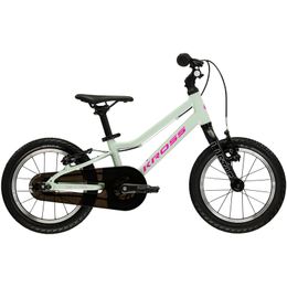 Kinderfahrrad KROSS "KROSS Kinderrad Lightweight Liftie 14" gr&uuml;n" Gr. 18, gr&uuml;n (gr&uuml;n, gr&uuml;n), Fahrr&auml;der, Kinder, 18cm, 14 Zoll (35,56cm) hinten: 14 Zoll (35,56cm)