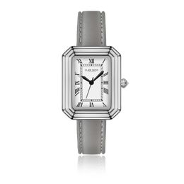 Quarzuhr CLARE MOSS "CMB5-S054S", grau, Armbanduhren, Damen, Quarzuhr