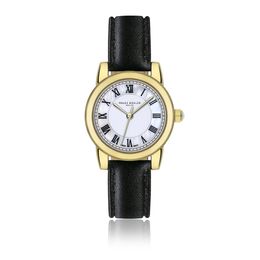 Quarzuhr FRANZ B&Ouml;HLER "BD9-S014G", schwarz, Armbanduhren, Damen, Quarzuhr