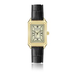 Quarzuhr FRANZ B&Ouml;HLER "BC9-S074G", schwarz, Armbanduhren, Damen, Quarzuhr