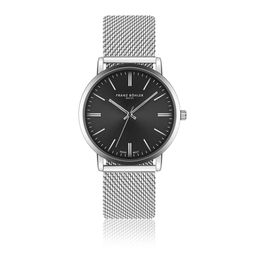 Quarzuhr FRANZ B&Ouml;HLER "BC2-B010S", silber, Armbanduhren, Herren, Quarzuhr