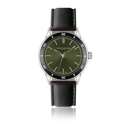 Quarzuhr FRANZ B&Ouml;HLER "BB7-S010S", schwarz, Armbanduhren, Herren, Quarzuhr