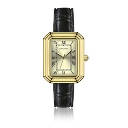 Quarzuhr CLARE MOSS "CMB6-S074G", schwarz, Armbanduhren, Damen, Quarzuhr