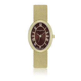 Quarzuhr FRANZ B&Ouml;HLER "BD2-B034G", gold, Armbanduhren, Damen, Quarzuhr