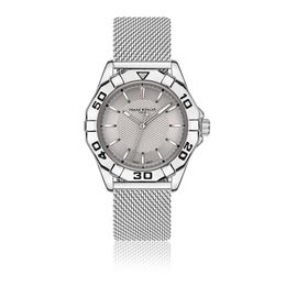 Quarzuhr FRANZ B&Ouml;HLER "BA9-B010S", silber, Armbanduhren, Herren, Quarzuhr