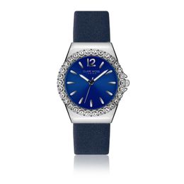 Quarzuhr CLARE MOSS "CMA5-S128S", blau, Armbanduhren, Damen, Quarzuhr