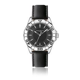 Quarzuhr FRANZ B&Ouml;HLER "BB2-S010S", schwarz, Armbanduhren, Herren, Quarzuhr