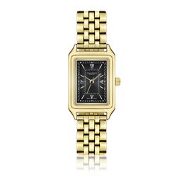 Quarzuhr FRANZ B&Ouml;HLER "BC8-B094G", gold, Armbanduhren, Damen, Quarzuhr