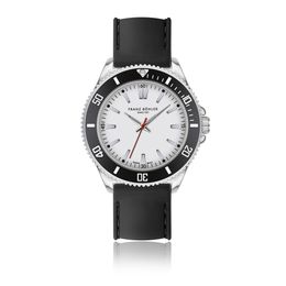 Quarzuhr FRANZ B&Ouml;HLER "BA3-S170S", schwarz, Armbanduhren, Herren, Quarzuhr