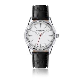 Quarzuhr FRANZ B&Ouml;HLER "BB4-S070S", schwarz (schwarz croco), Armbanduhren, Herren, Quarzuhr