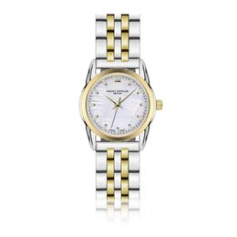 Quarzuhr FRANZ B&Ouml;HLER "BC4-B294S", gold, silber, Armbanduhren, Damen, Quarzuhr