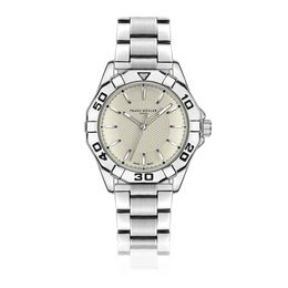 Quarzuhr FRANZ B&Ouml;HLER "BB1-B090S", silber, Armbanduhren, Herren, Quarzuhr