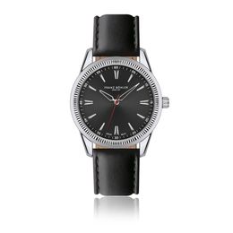 Quarzuhr FRANZ B&Ouml;HLER "BB6-S010S", schwarz, Armbanduhren, Herren, Quarzuhr